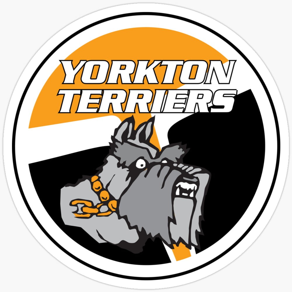 Yorkton Terriers Sticker Phone Decal Water Bottle Stickers Car Decals ...