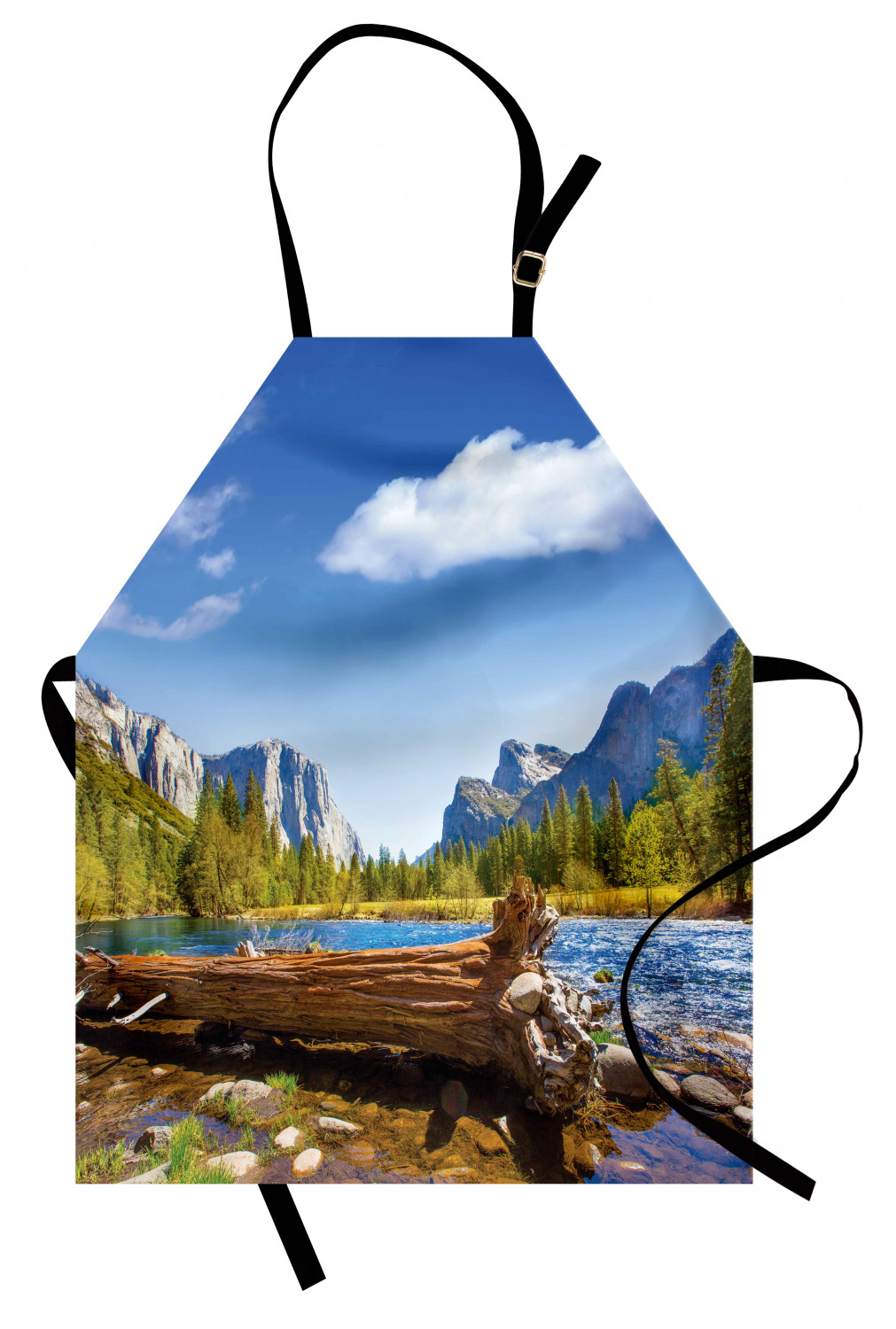Yosemite Apron Yosemite Merced River El Capitan Half Dome in California ...