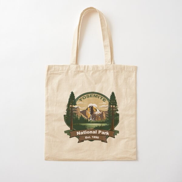 Yosemite - Est. 1890 Cotton Tote Bag Canvas Tote Bag, Family Gift For ...