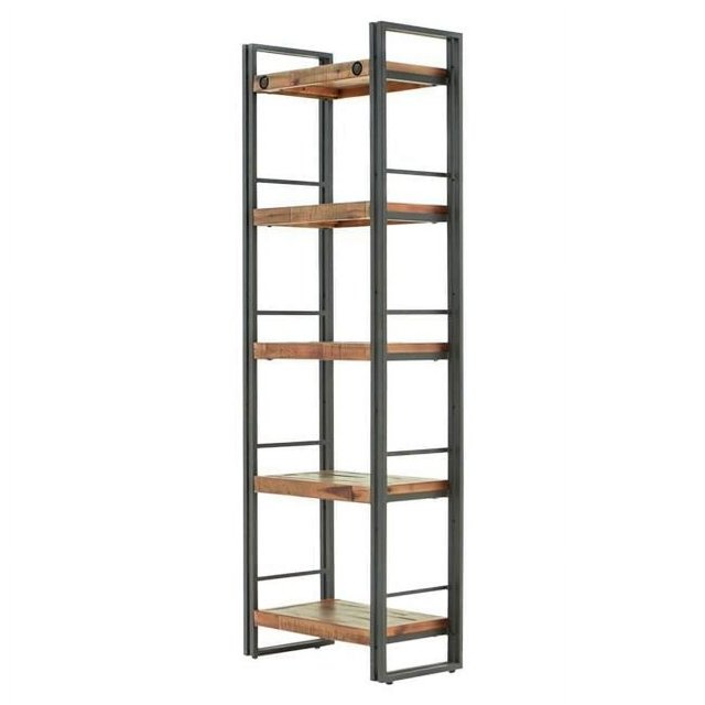 Yosemite Home Decor Austen 75"x24" Small Wood Shelving Unit in Natural ...
