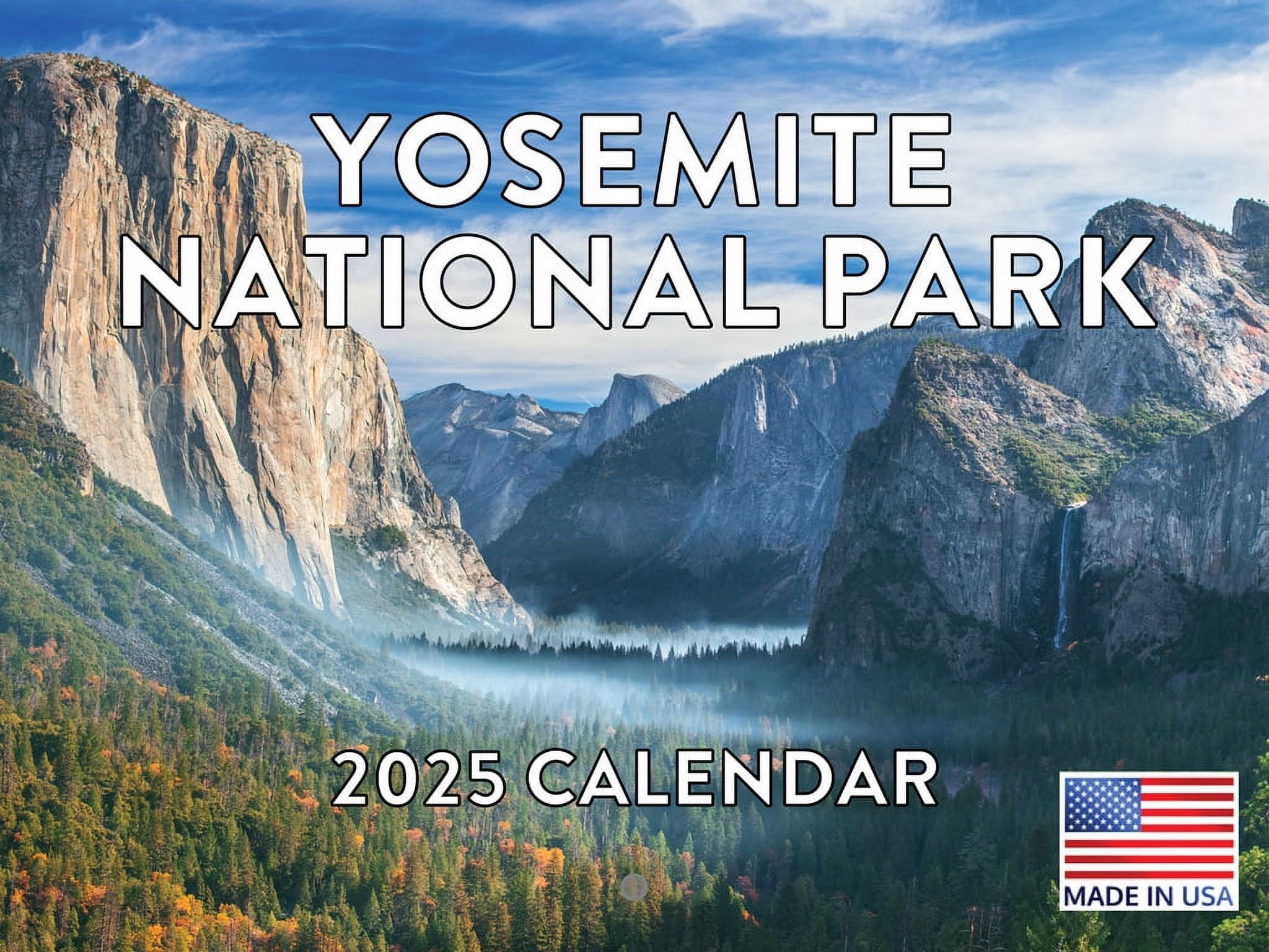 Yosemite National Park Calendar 2025 Monthly Wall Calender 12 Month ...