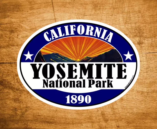 Yosemite National Park California Decal Sticker Phone Decal Water ...