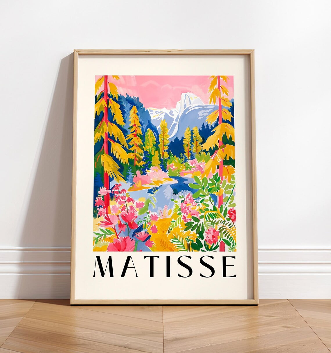 Yosemite Poster, Forest Painting, National Park Poster, Henri Matisse ...