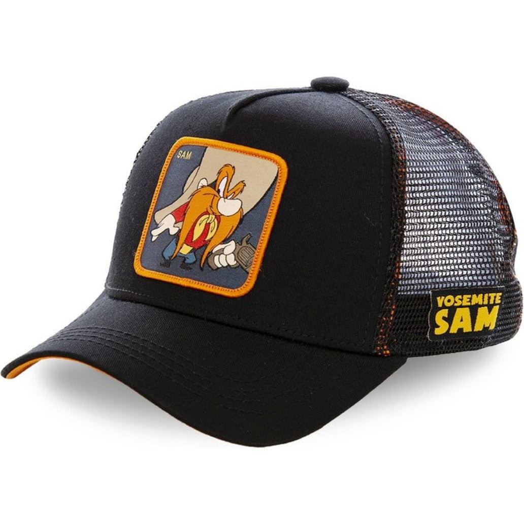 Yosemite Sam Adjustable Black Snapback Baseball Cap Hat - Walmart.com