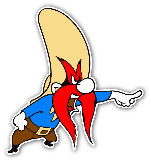 Yosemite Sam Cartoon Decal Stickerphone Decal Water Bottle Stickers ...