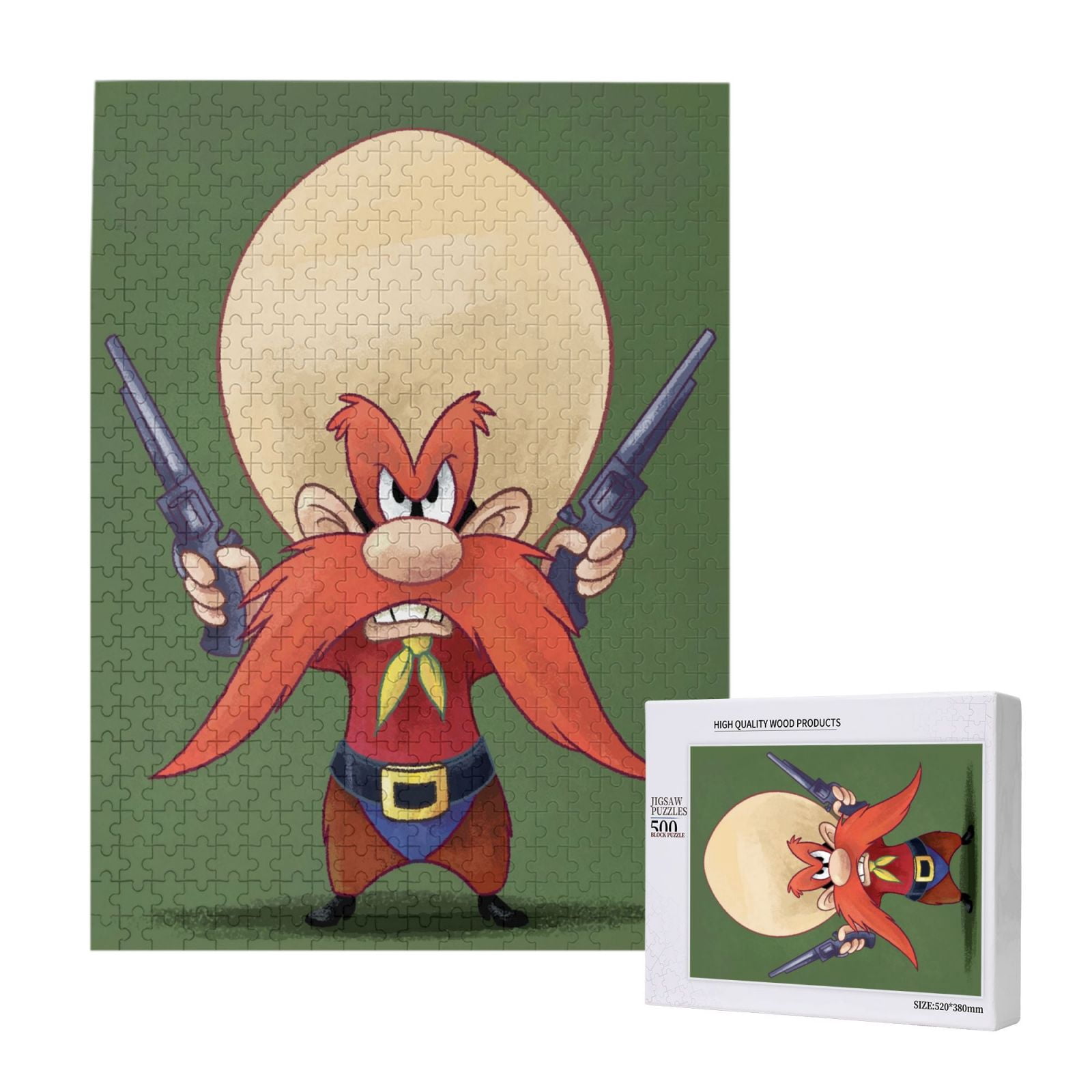 Yosemite Sam Jigsaw Puzzle 300 500 1000 Piece Colorful Puzzles Gifts ...