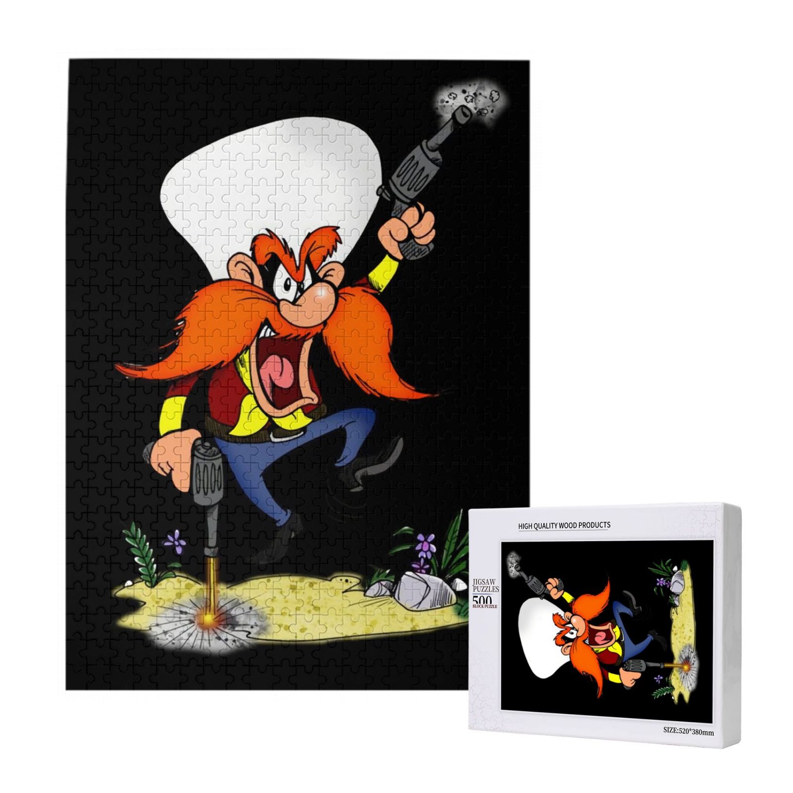 Yosemite Sam Jigsaw Puzzle Interactive Brain Teaser Board Game for ...