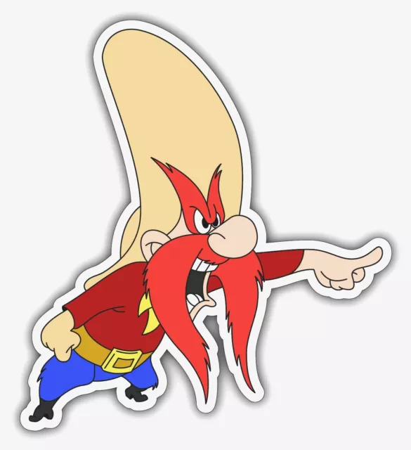 Yosemite Sam Kids Cartoon Decal Sticker Usa Truck Looney Vehicle Window ...