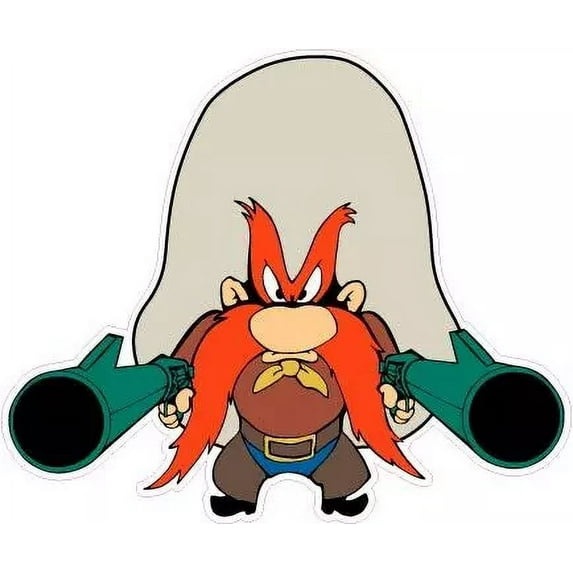 Yosemite Sam Sticker Window Decal Phone Decal Water Bottle Stickers Car ...