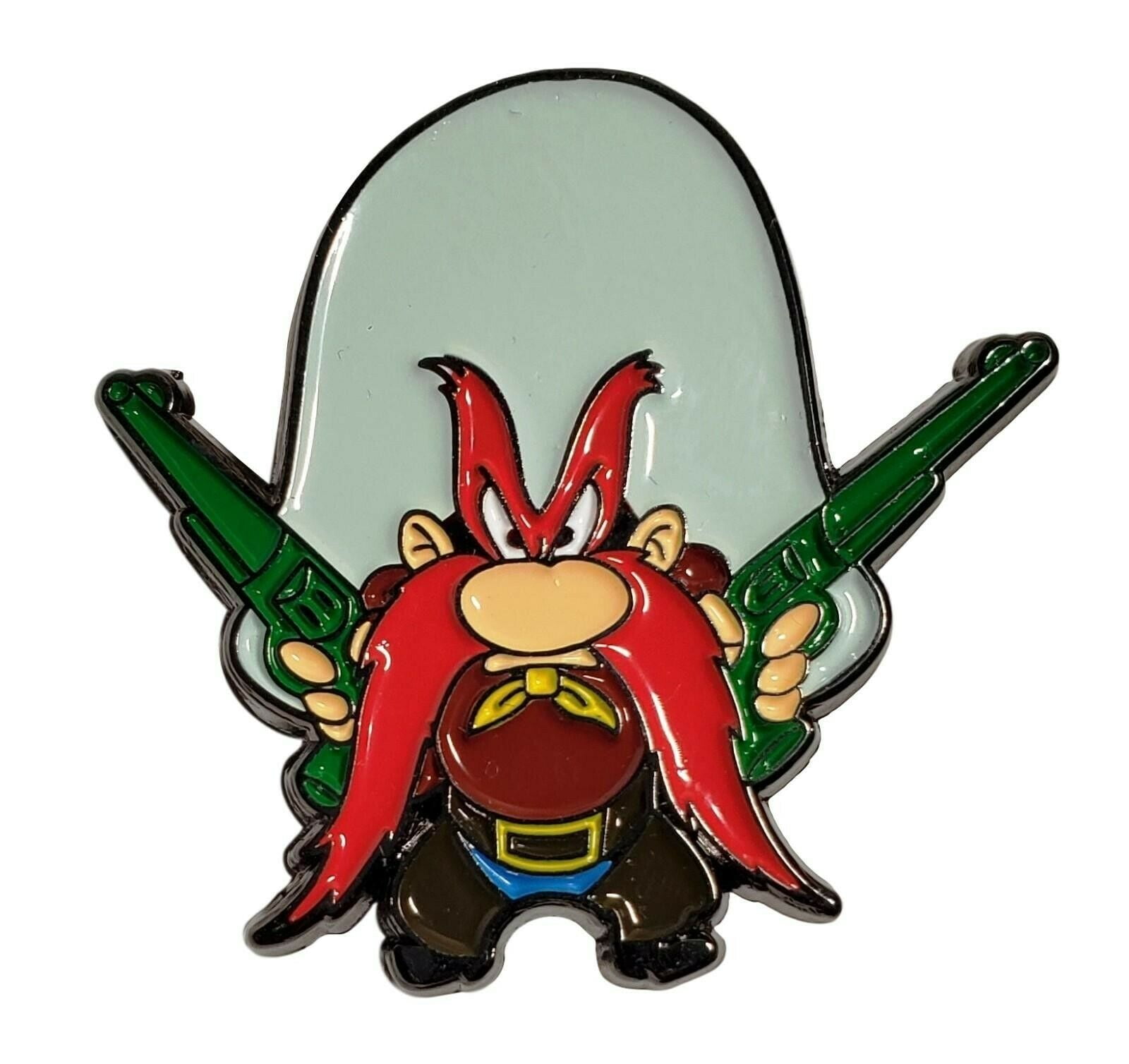 Yosemite Sam With Guns 1.25 Inches Tall Enamel Metal Pin - Walmart.com