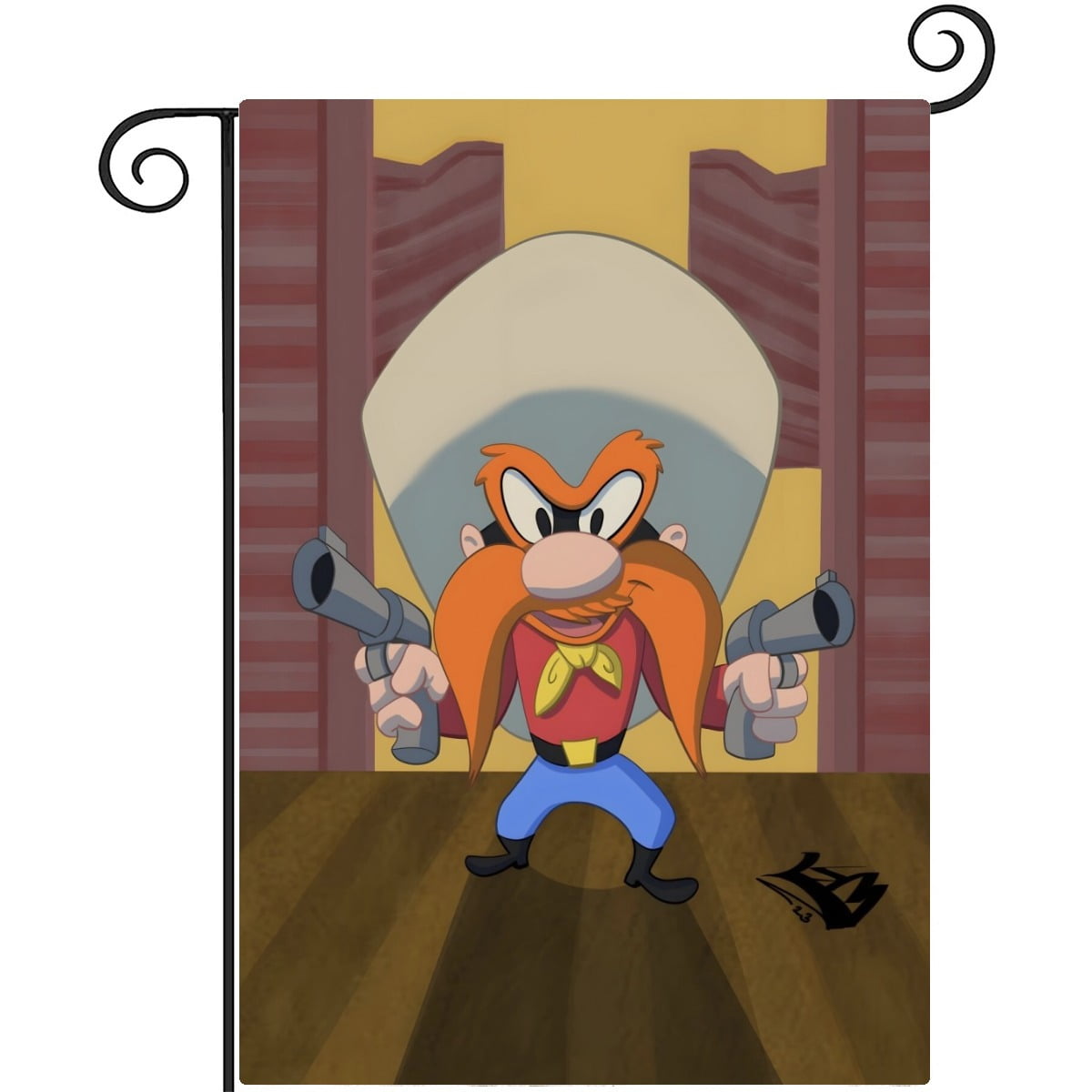 Yosemite Sam-themed Garden Flag. Perfect gift for fans, friends, and ...