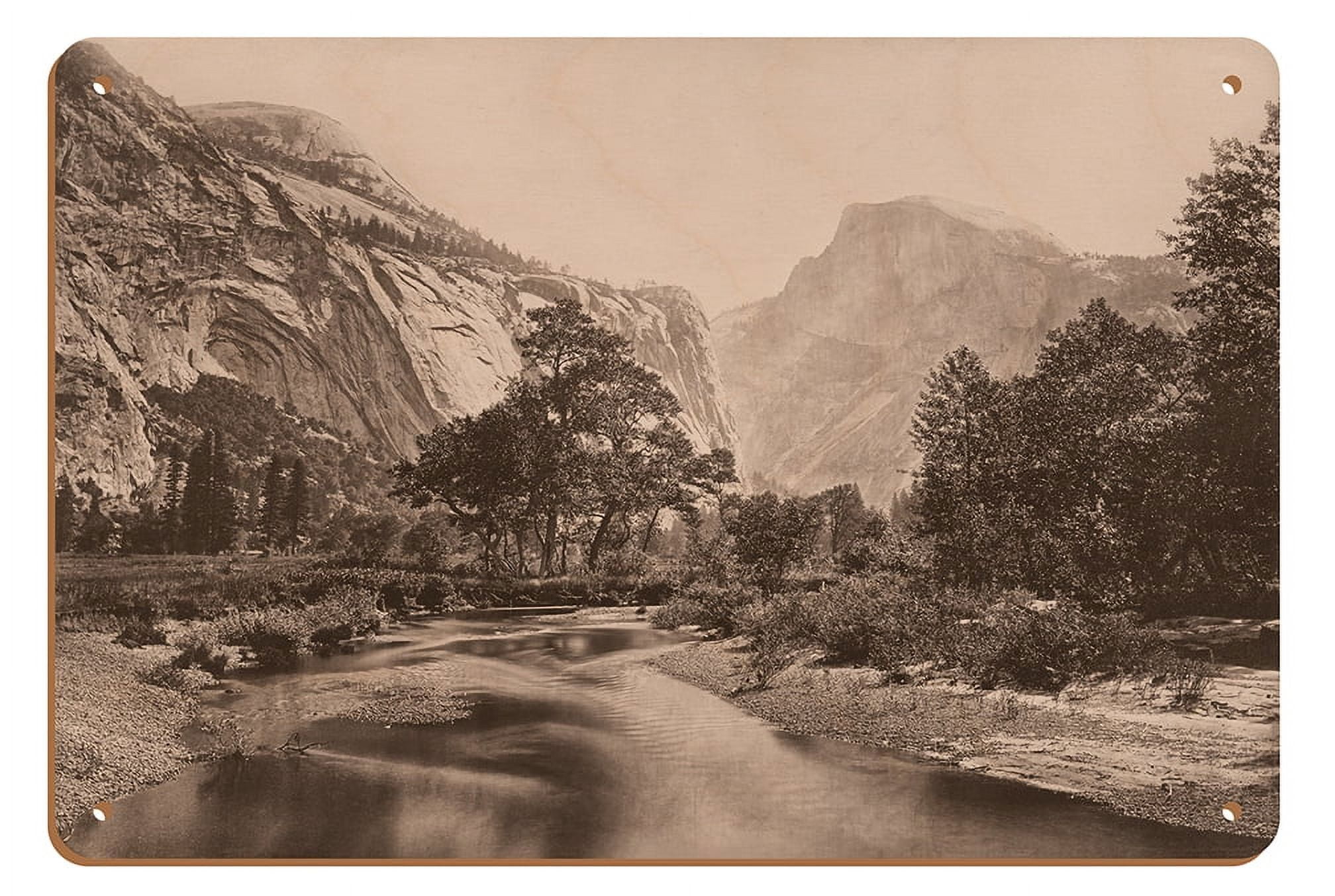 Yosemite's Domes - Yosemite National Park California - Vintage B&W ...