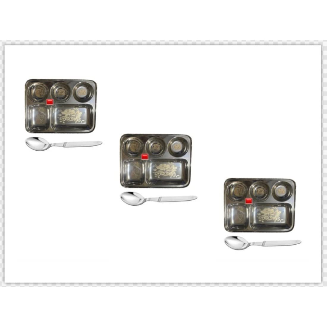 Yoshata 5 In 1 Stainless Steel Kitchen And Dining Round Deep ...