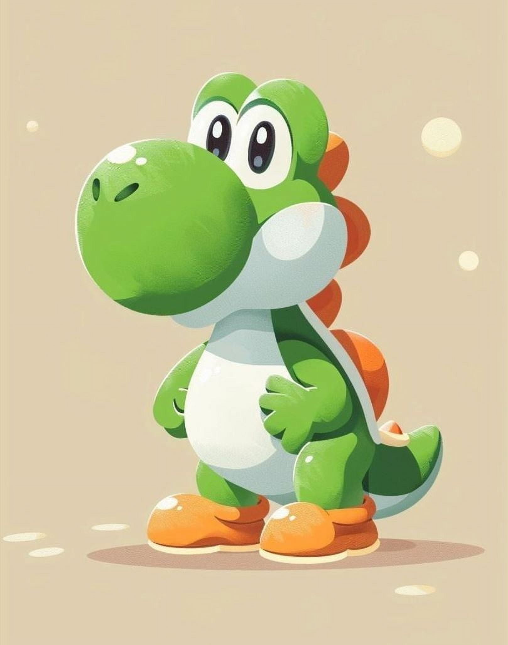 Yoshi Diamond Painting Kits,5D Diamond Art Super Mario Full Drill Craft ...