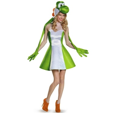 Disguise Men's Yoshi Mask - Mario Halloween Costume Accessory, Green ...