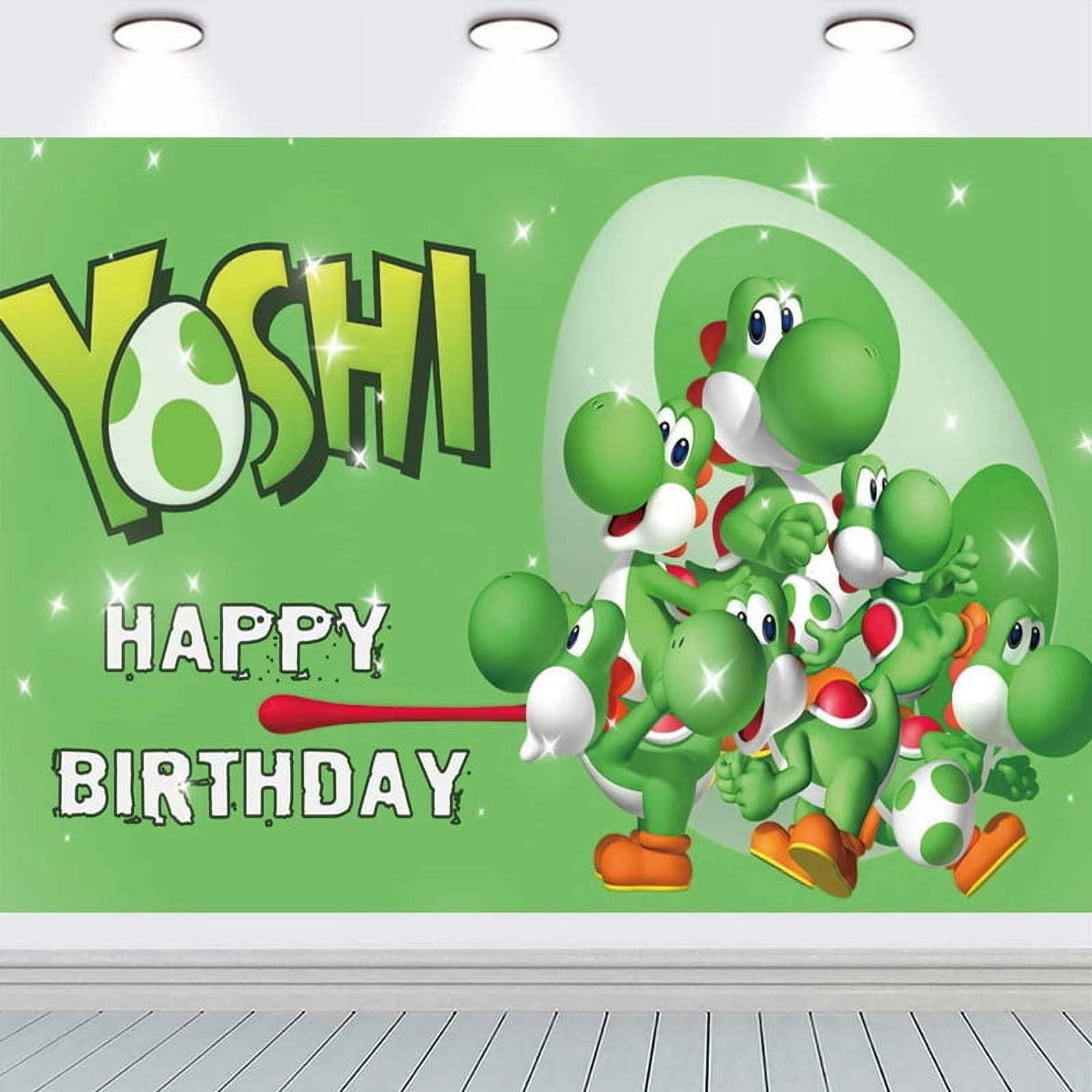 Yoshi Party Supplies for Photography Taspestry Birthday Decorations ...