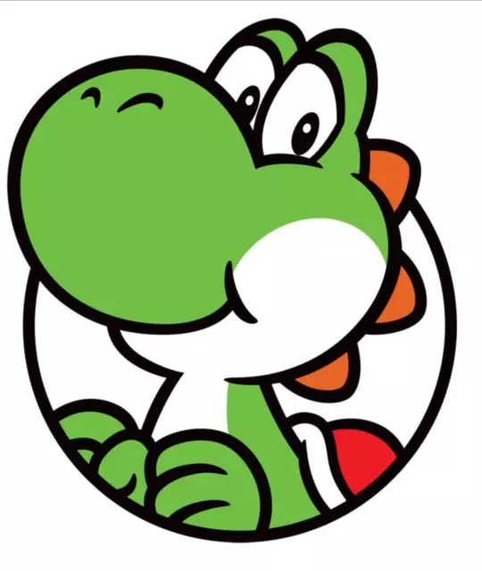 Yoshi Sticker Nintendo Retro Super Mario Bros Phone Decal Water Bottle ...