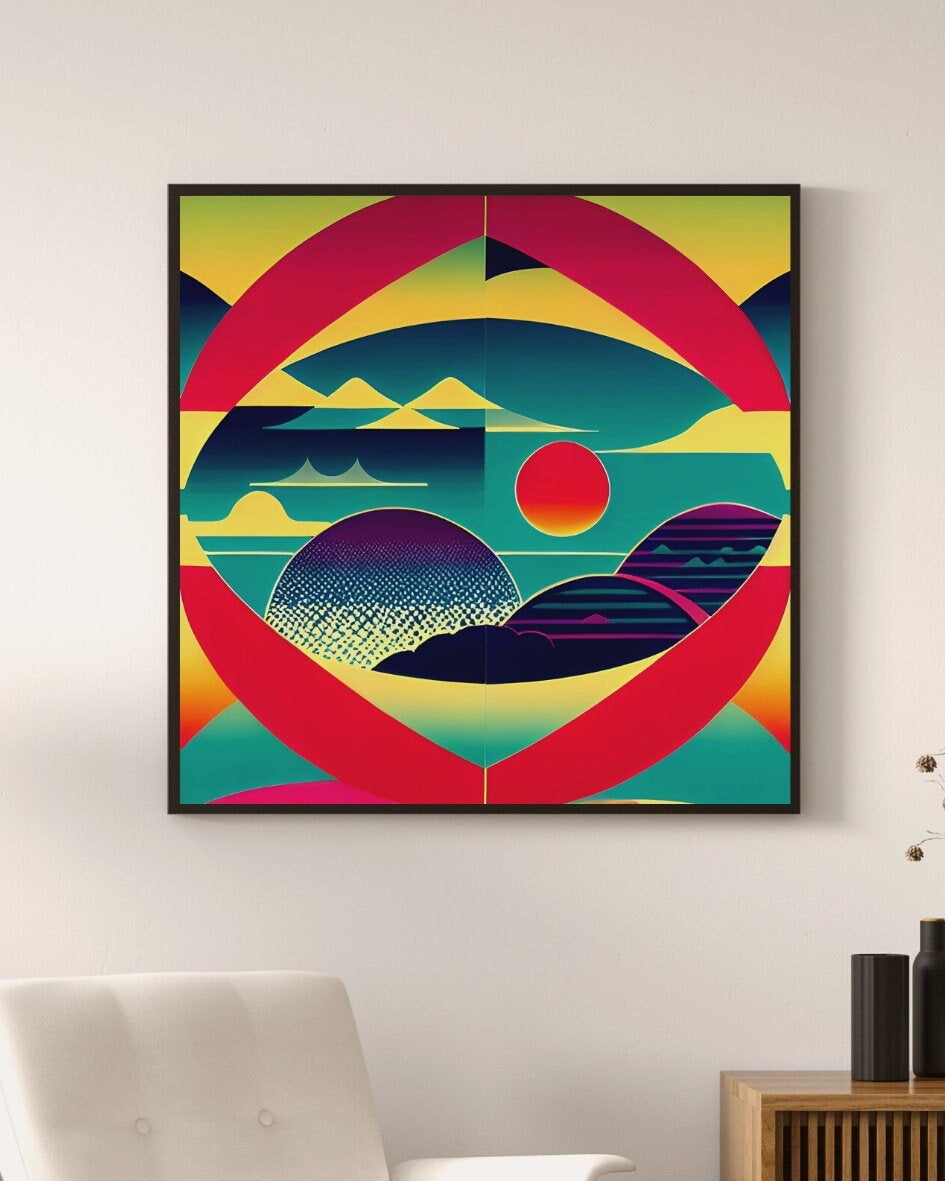 Yoshida at Tokaido - Japanese Art Deco Style Canvas Wall Art - Walmart.com