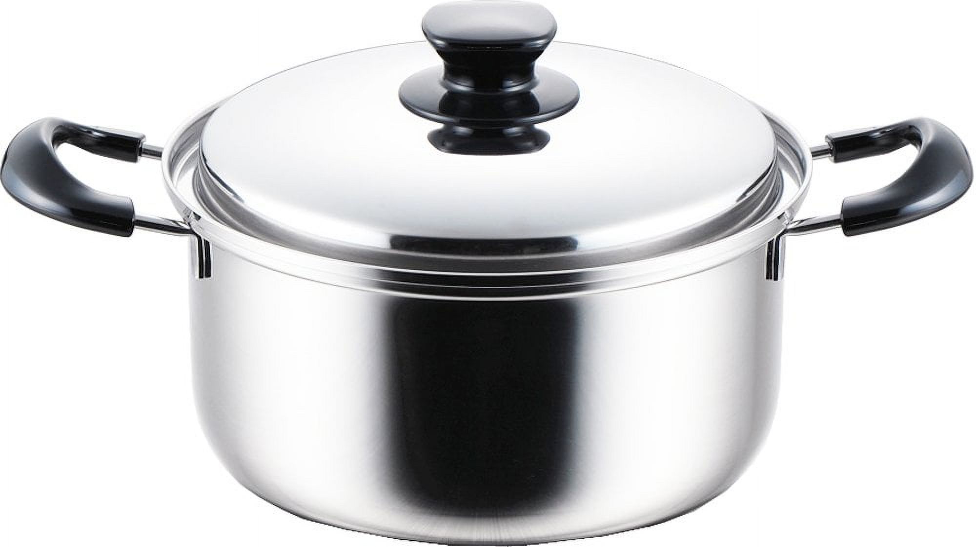 Yoshikawa Made in Japan Two-handed pan 22cm IH compatible Three-layer ...