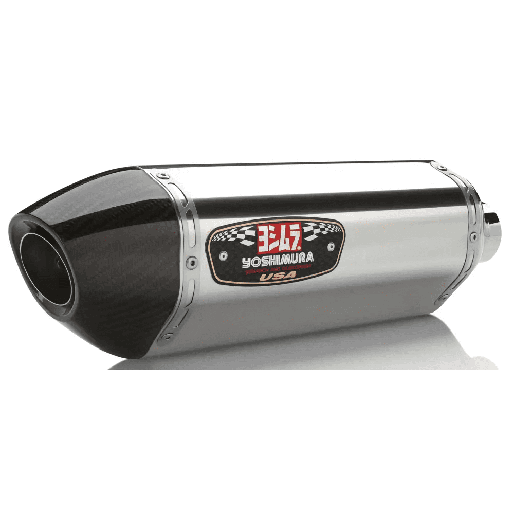 Yoshimura 960-1467 Exhaust Street R-77 Slip-On Ss-Ss-Cf Dual 1121205 ...
