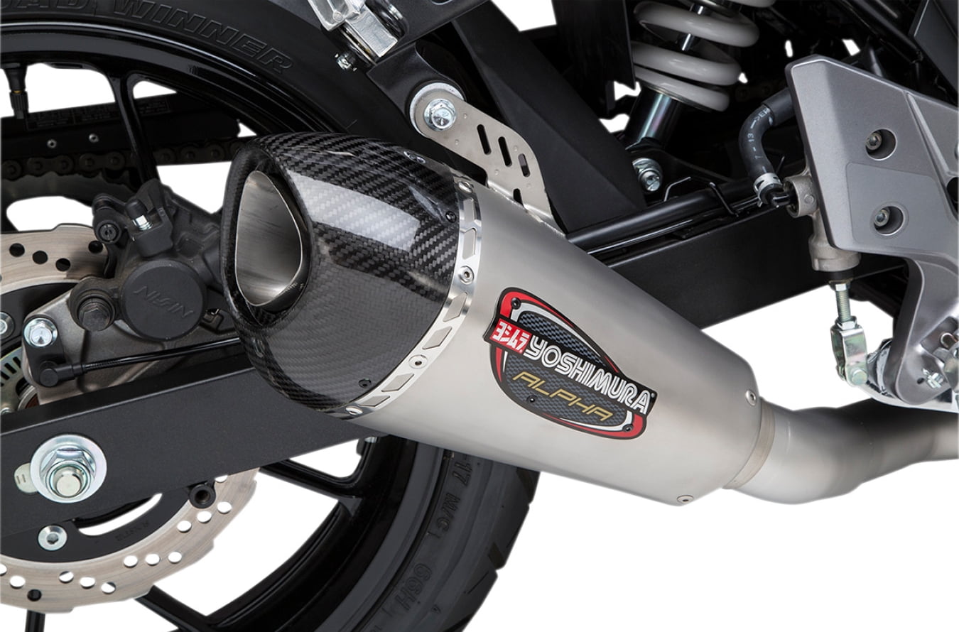 Yoshimura Alpha-T Race Stainless/Carbon Tip Full Exhaust System ...