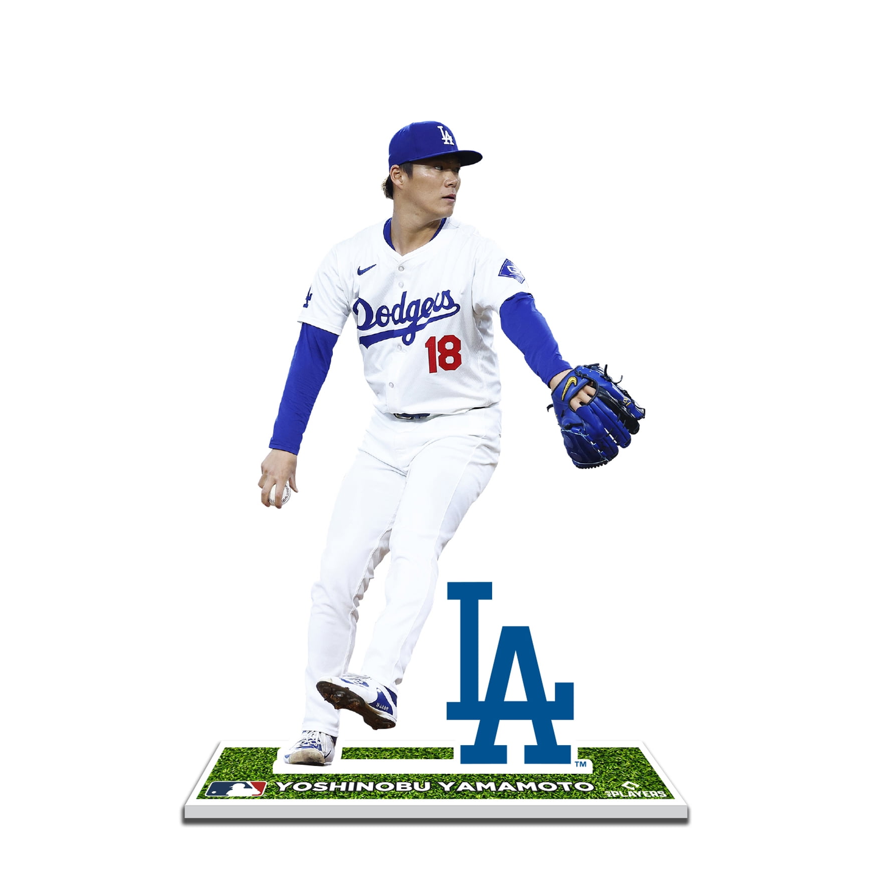 Yoshinobu Yamamoto Los Angeles Dodgers 12'' Player Standee Desktop ...