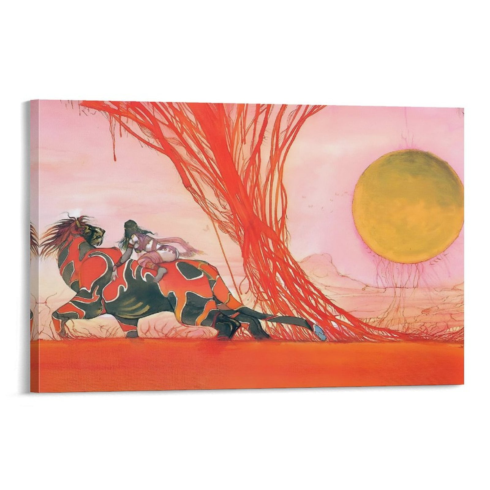 Yoshitaka Amano (2) Painting Poster Home Decor Poster Wall Art Hanging ...