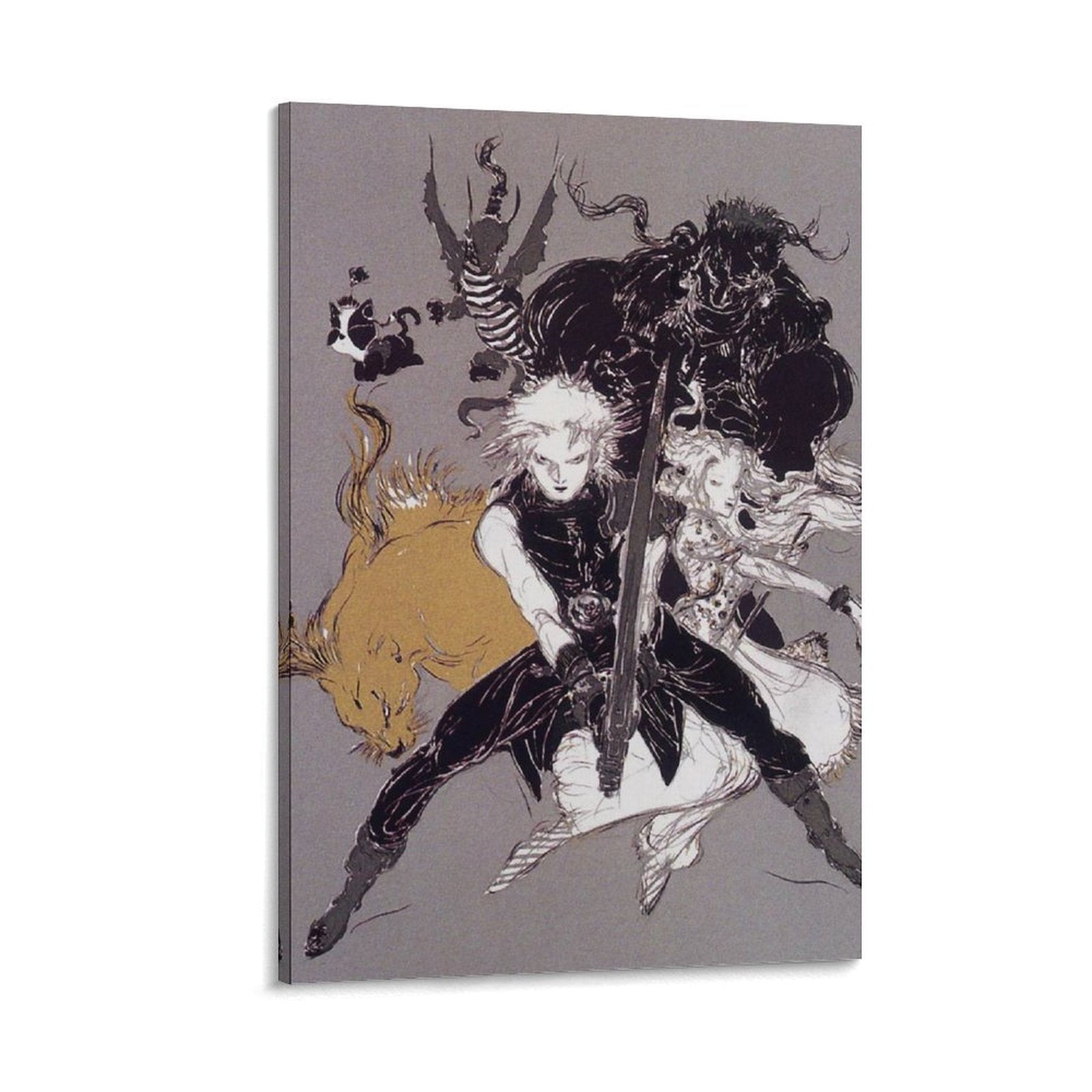 Yoshitaka Amano Japan Artist Painting Poster Wall Art Picture Painting ...