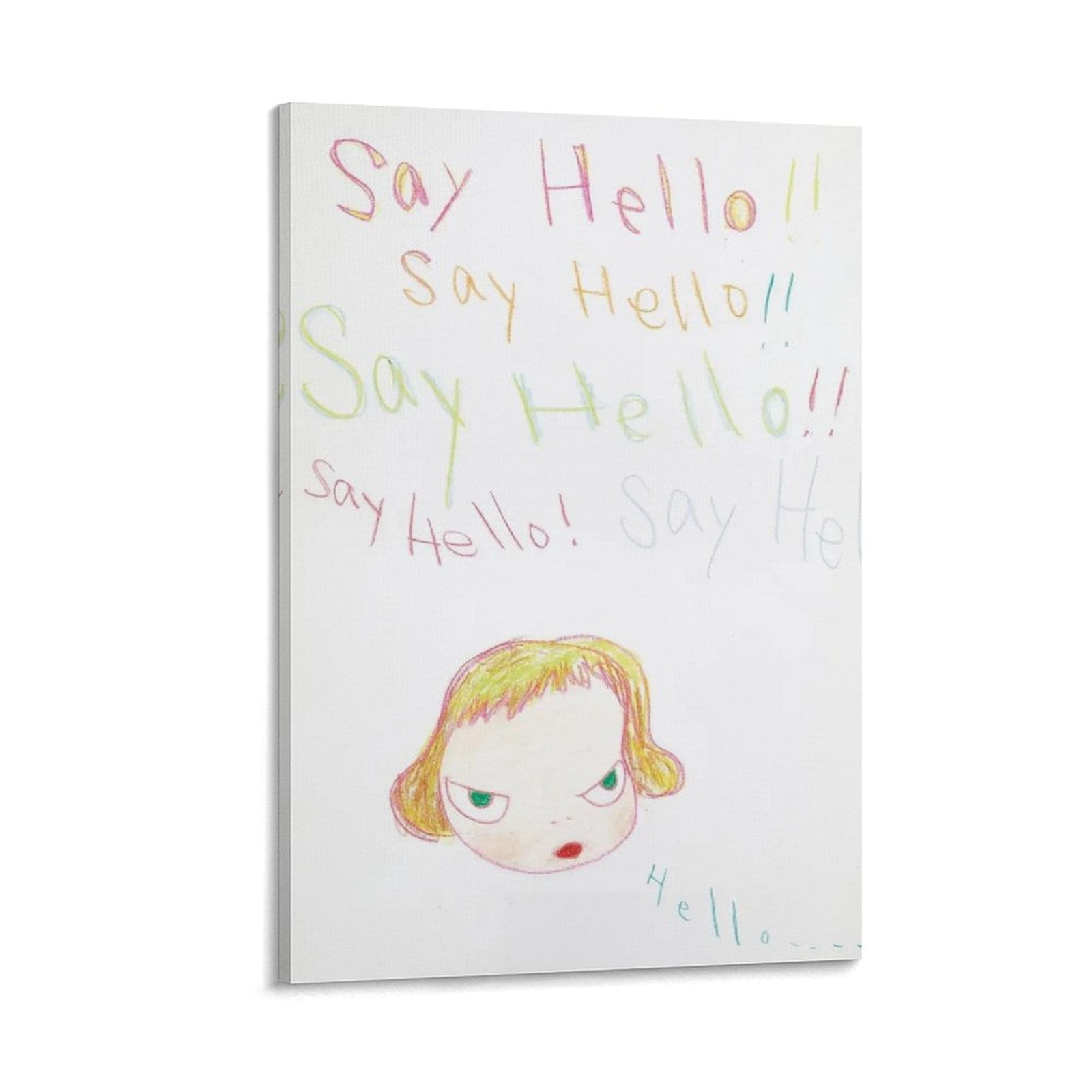 Yoshitomo Nara 奈良美智 Print Painting Illustration (127) Canvas Wall Art ...