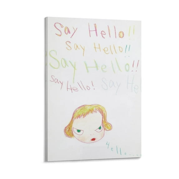 Yoshitomo Nara 奈良美智 Print Painting Illustration (127) Canvas Wall Art ...