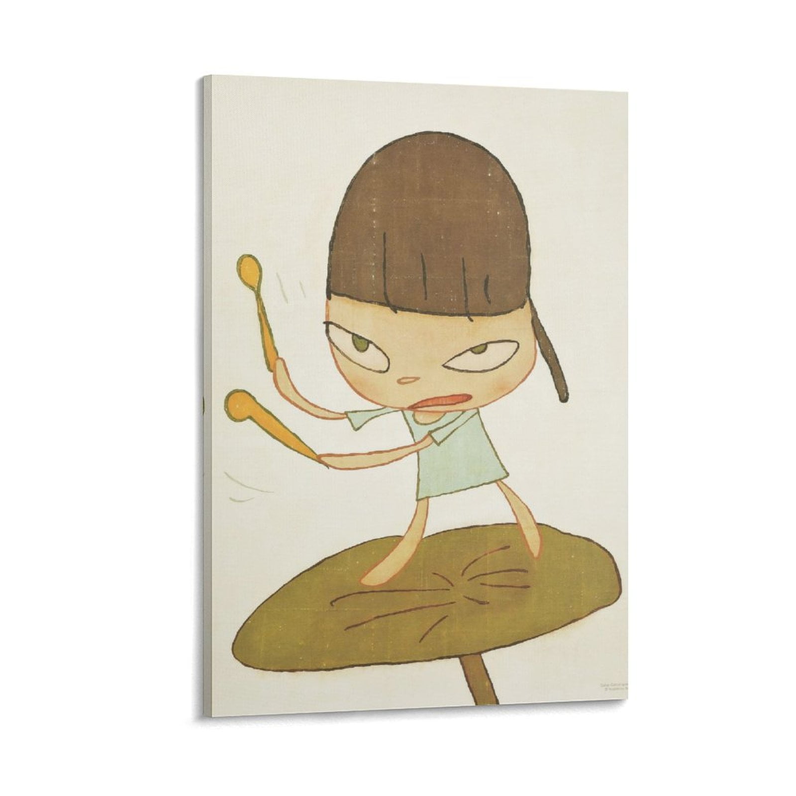 Yoshitomo Nara 奈良美智 Print Painting Illustration (98) Canvas Art Poster ...