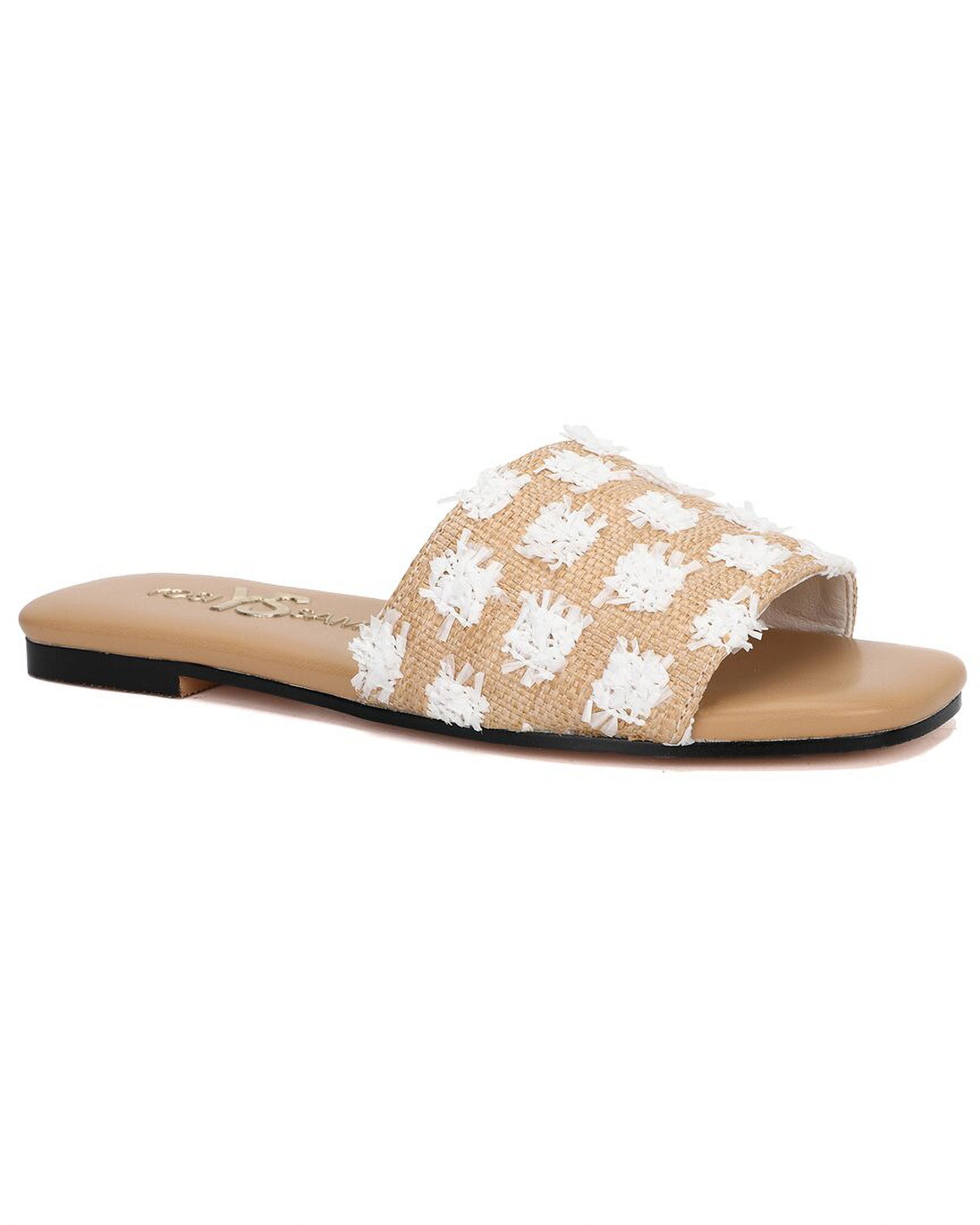Yosi Samra Miss Reese Sandal, 10C, White - Walmart.com