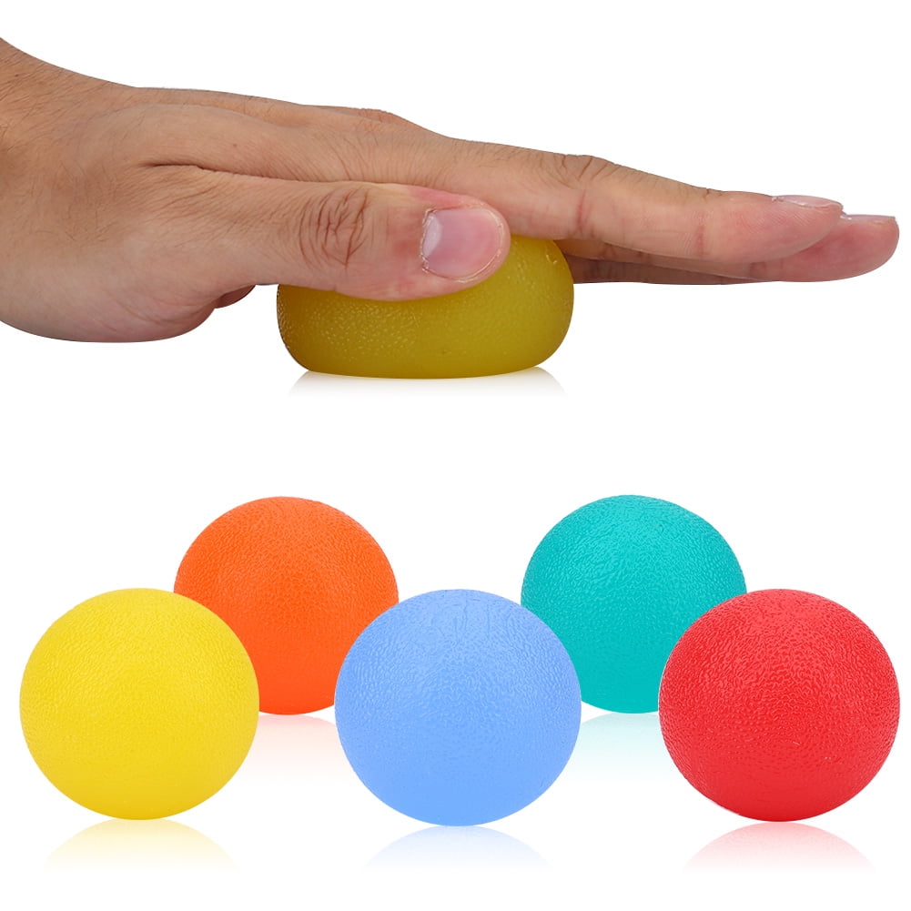 Yosoo Finger Exercise Balls Silicone Grip Balls Massage Therapy Hand ...