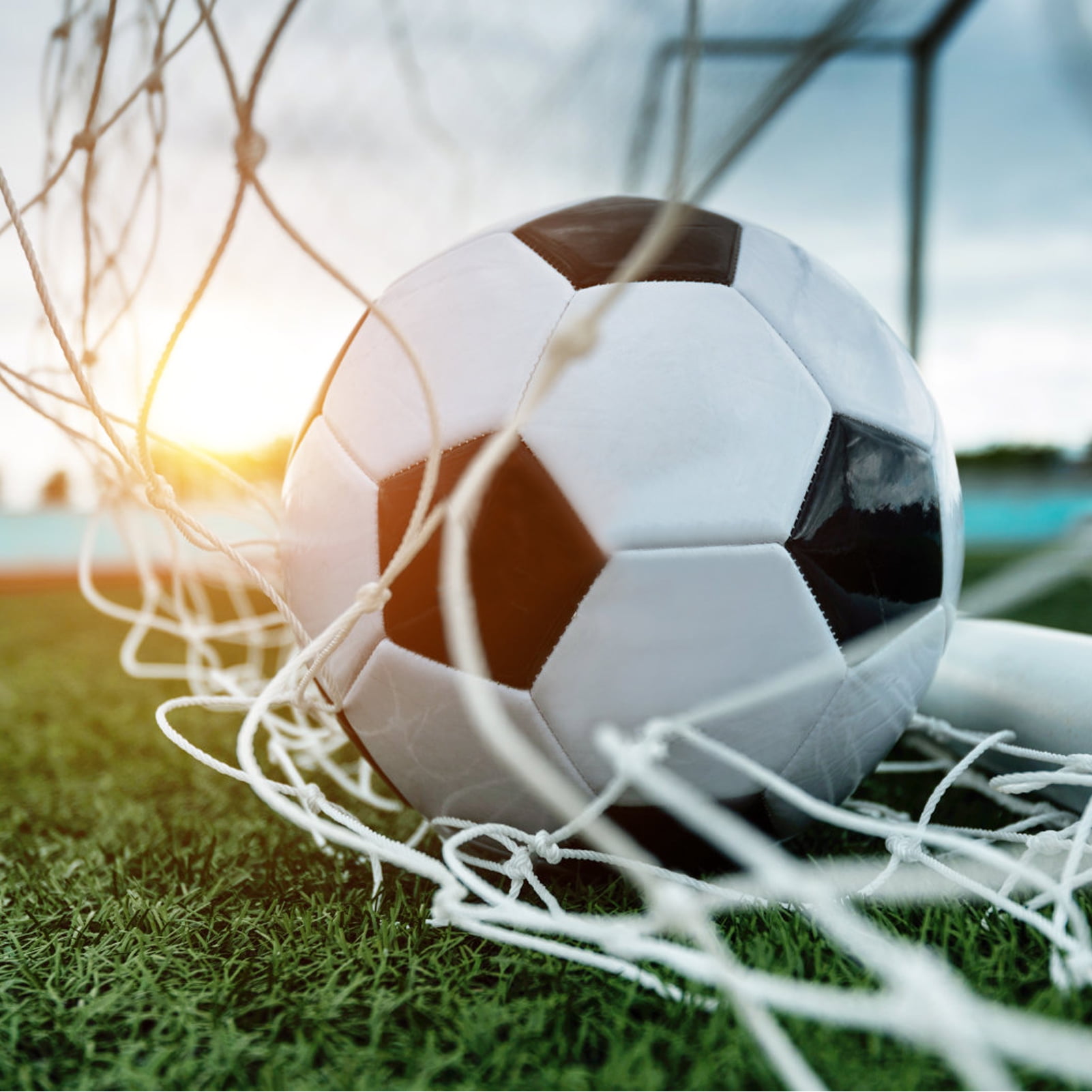 Yosoo Full Size Football Soccer Net Sports Replacement Soccer Goal Post ...