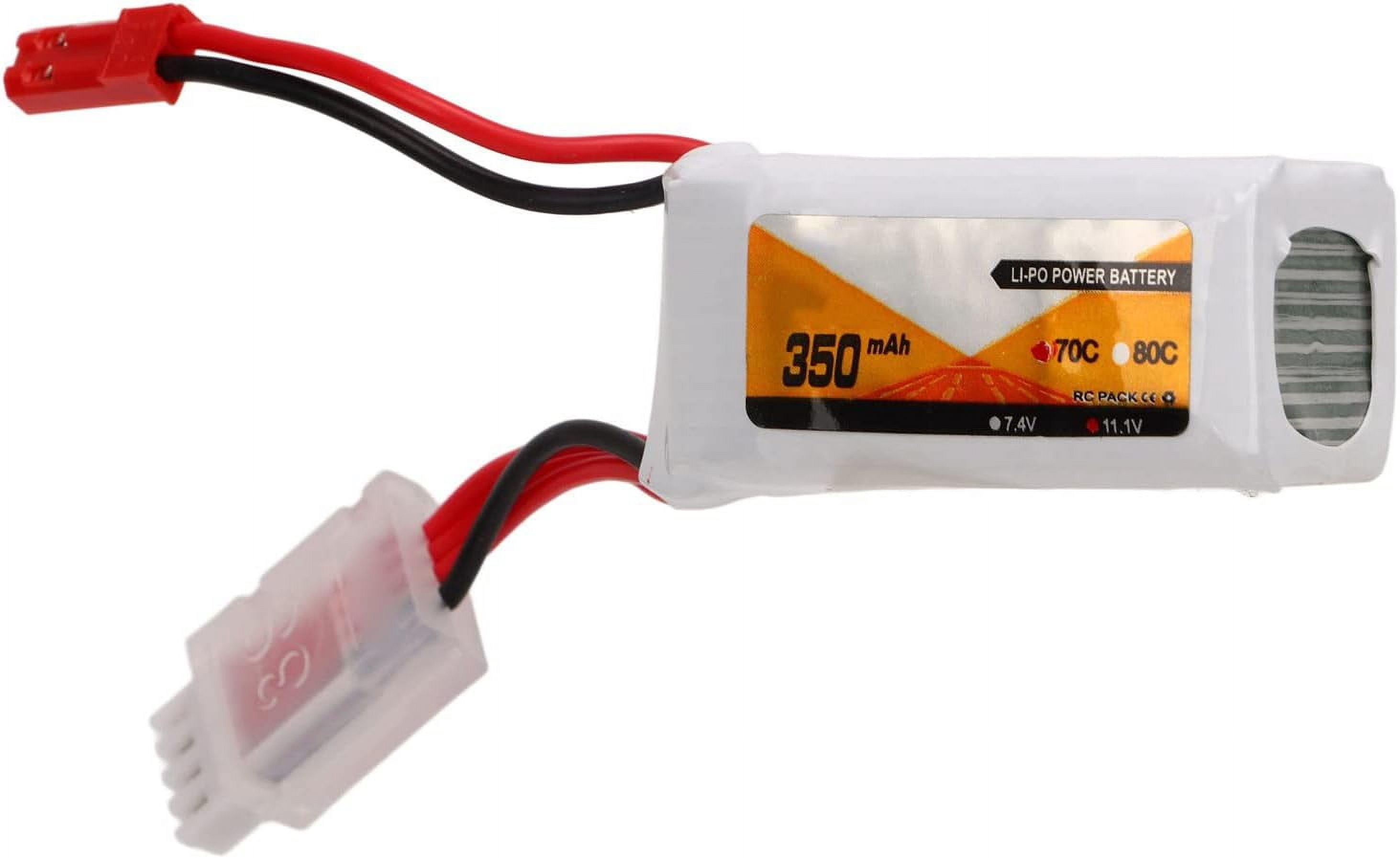 Yosoo RC Lipo Battery,11.1V 70C Discharge Rate 3S JST Plug Connector ...