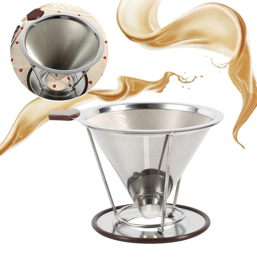 Yosoo Stainless Steel Pour Over Coffee Dripper,Slow Drip Coffee Filter ...