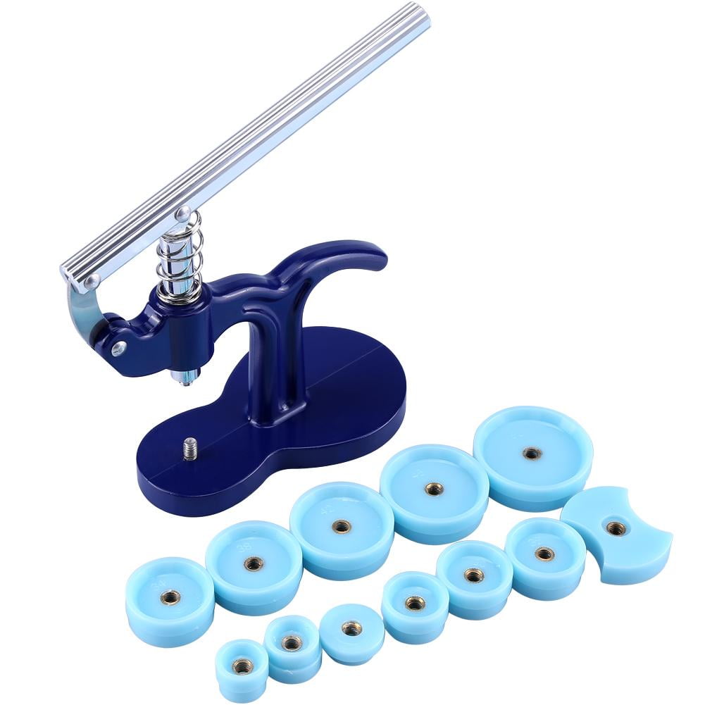 Yosoo Alloy Watch Back Case Press Repair Tool with 12 ABS Dies ...