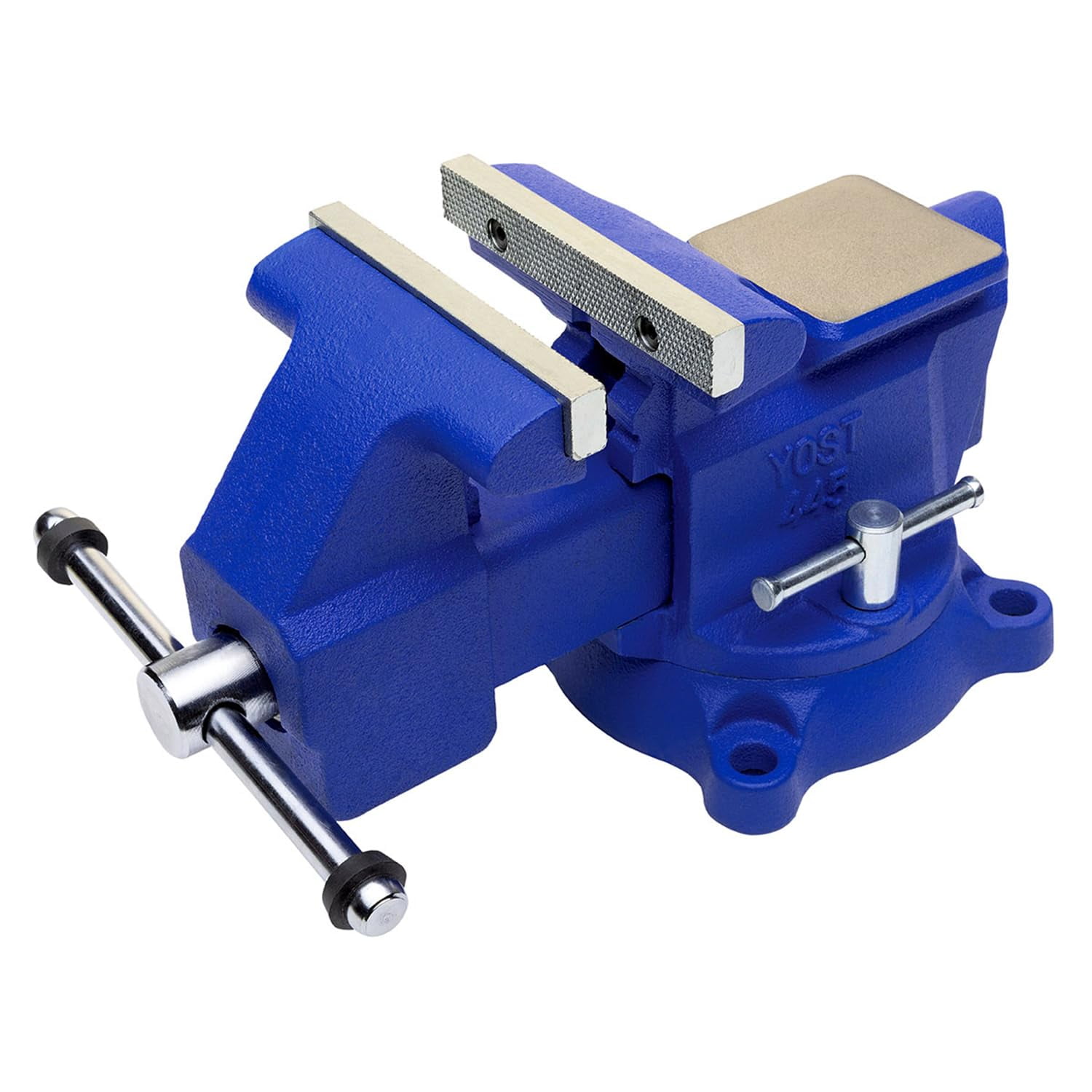 Yost Vises 445 Combination Vise | 4.5 Inch Jaw Width Utility Pipe and ...