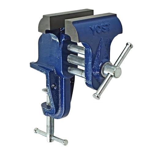 Yost Vises COV-3 Clamp-On Vise | 3 Inch Jaw Width Portable Vise | Made ...