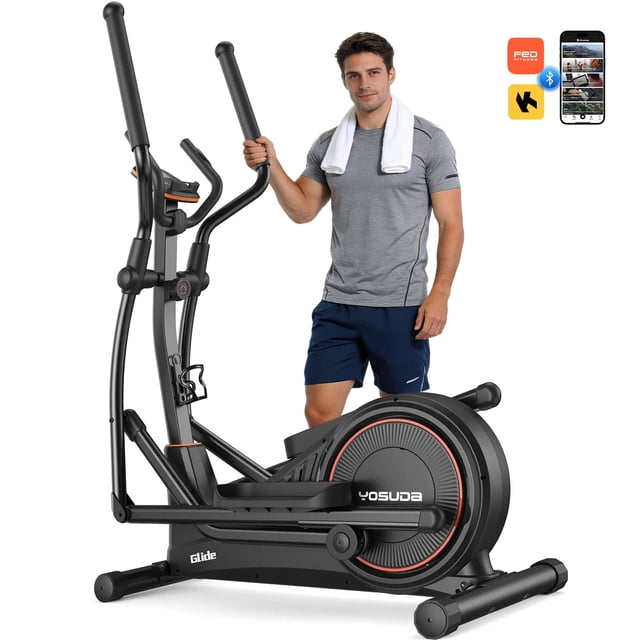 Yosuda EM1 Long-Stride Magnetic Elliptical Machine - Walmart Business ...