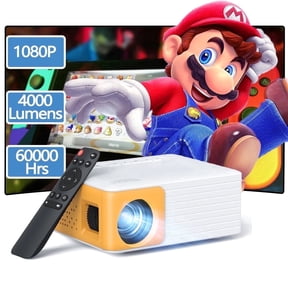"VILINICE Mini WiFi Projector, HD 1080P, 240"" LCD, Bluetooth, Home ...