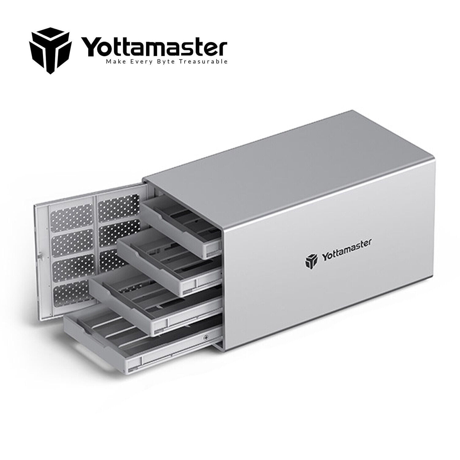 Yottamaster 4 Bay RAID Enclosure 2.5 3.5 " USB 3.0 RAID External HDD ...