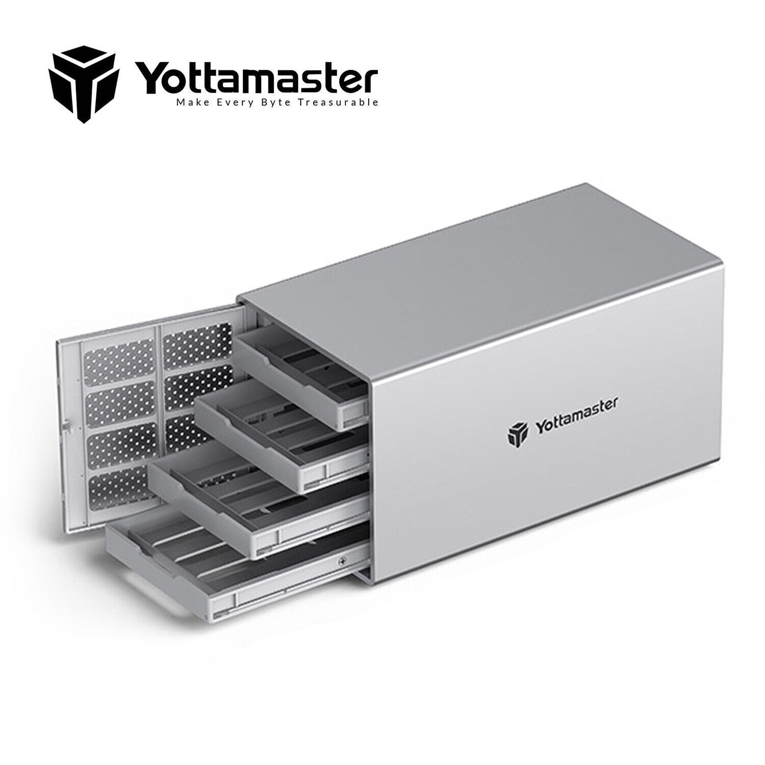 Yottamaster 4 Bay RAID Enclosure 2.5 3.5 " USB 3.0 RAID External HDD ...