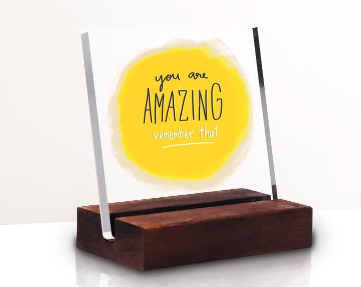 You are Amazing Remember That Clear Acrylic Desk Decorative Sign With ...