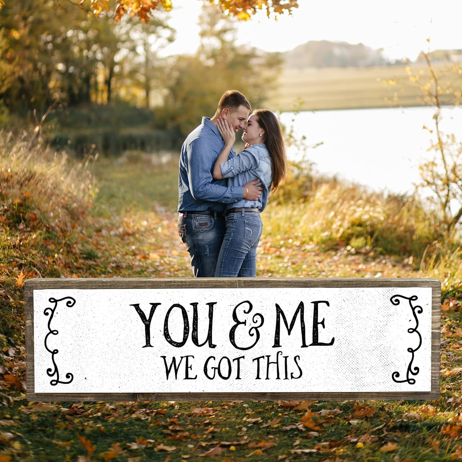 You And We Got This - Wooden Sign With tal - Wedding Centerpiece Table ...
