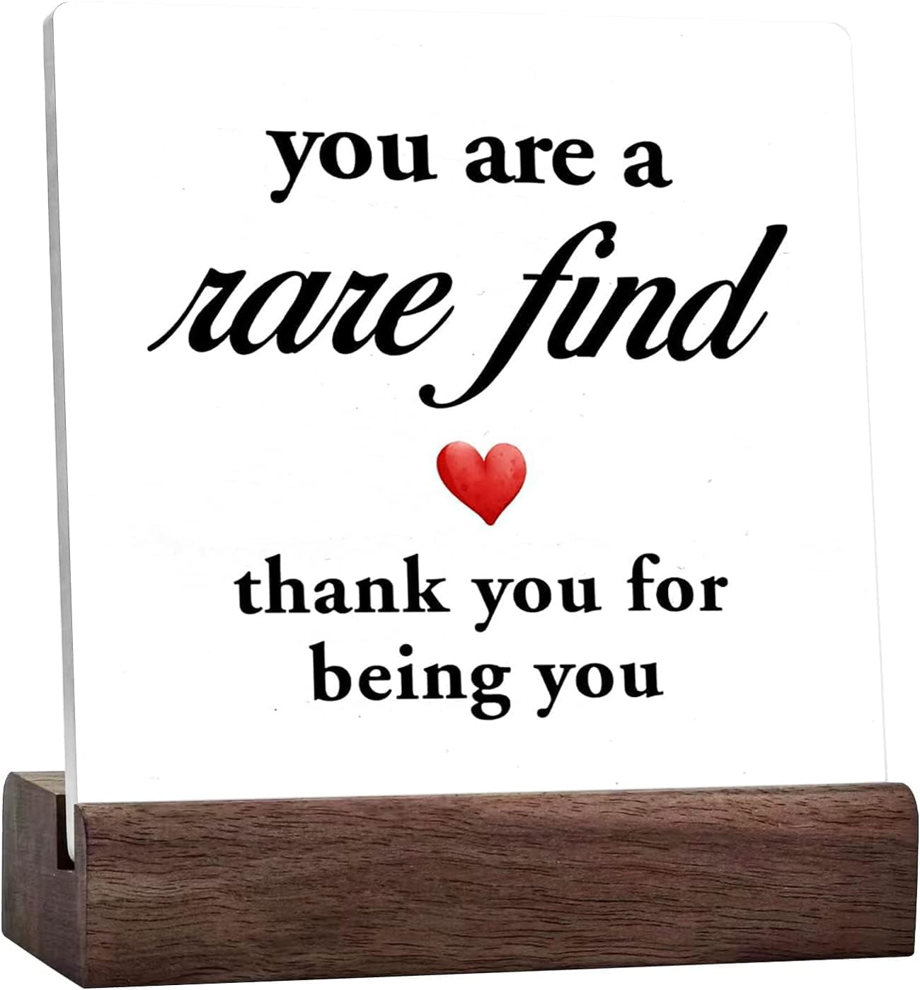 You Are A Rare Find Thank You For Being You Ceramic Table Sign Desk ...
