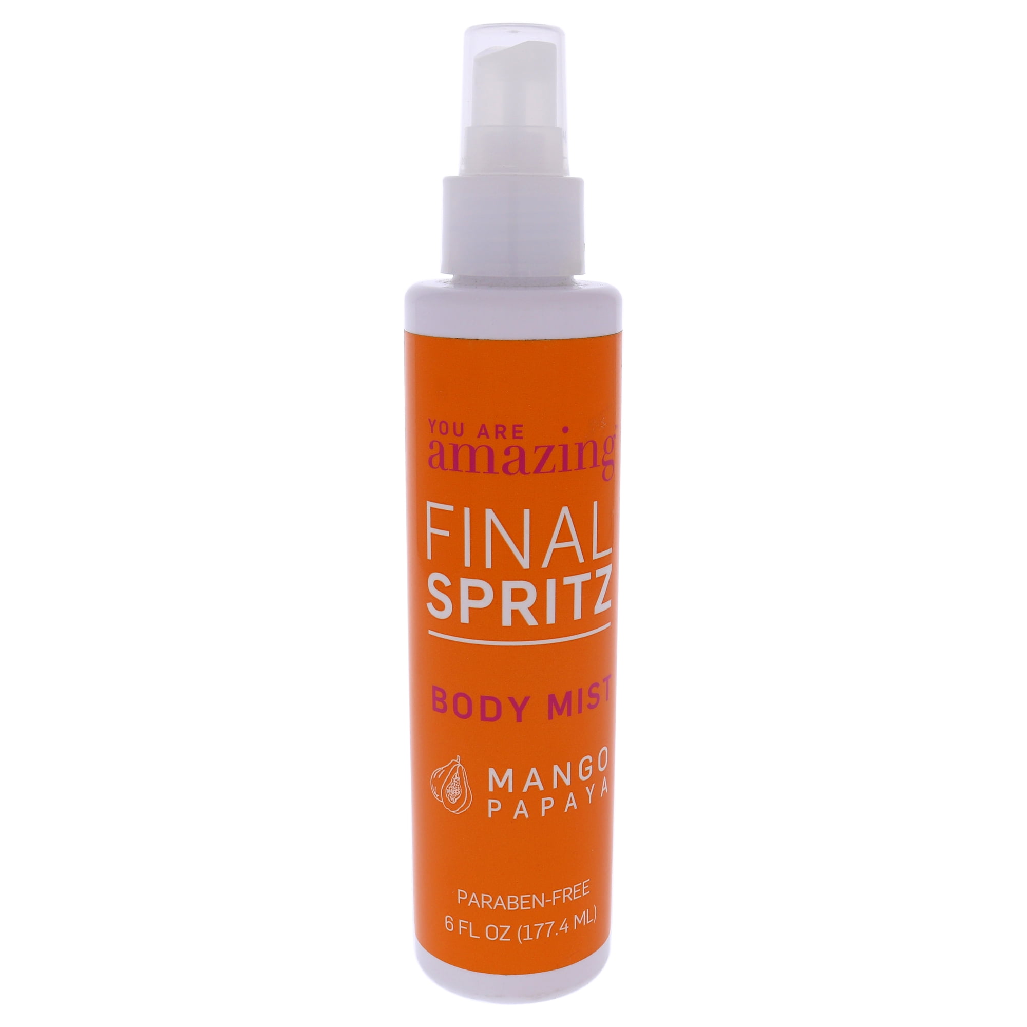 You Are Amazing Final Spritz Body Mist - Mango Papaya , 6 oz Body Mist ...