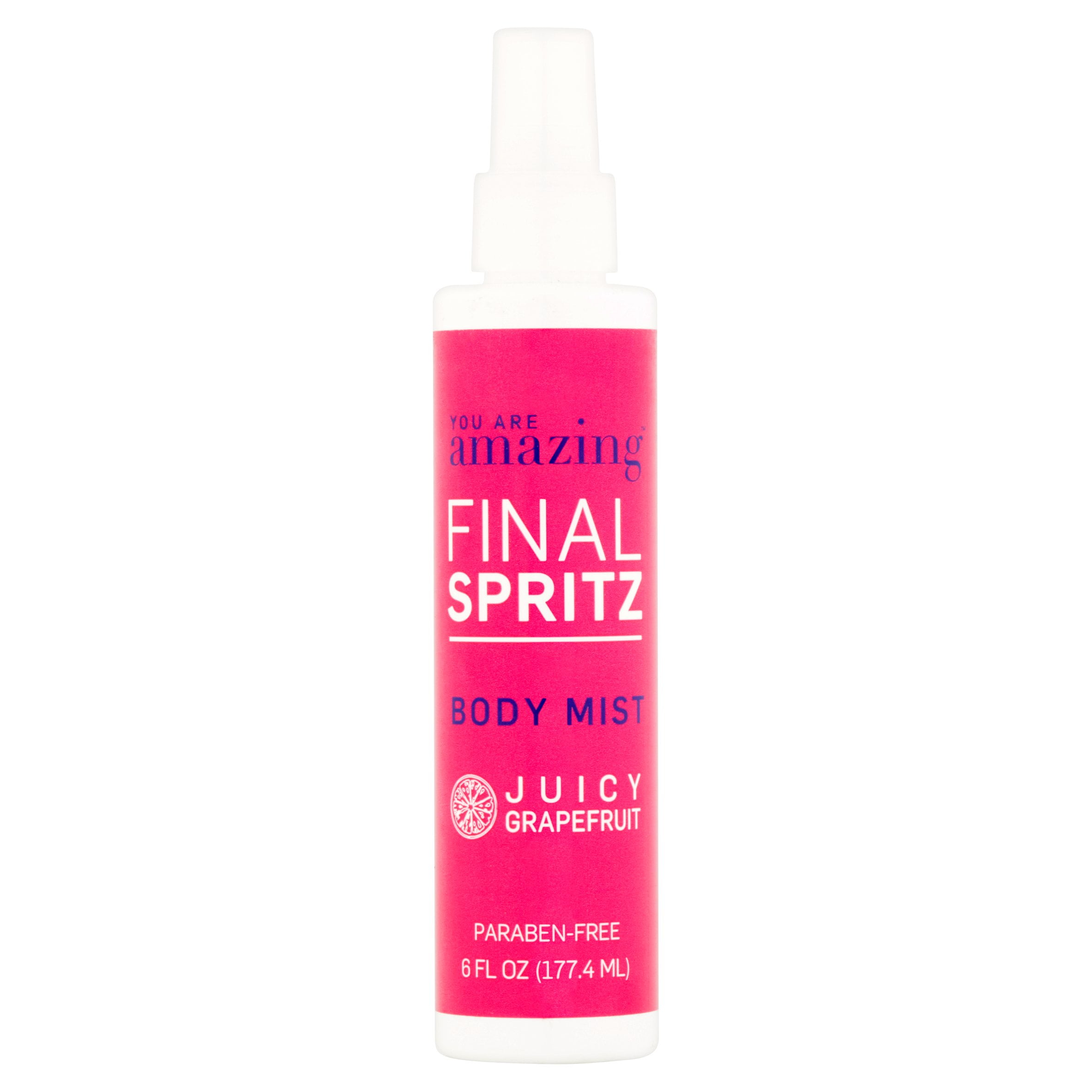 You Are Amazing Final Spritz Juicy Grapefruit Body Spray for Women, 6 ...