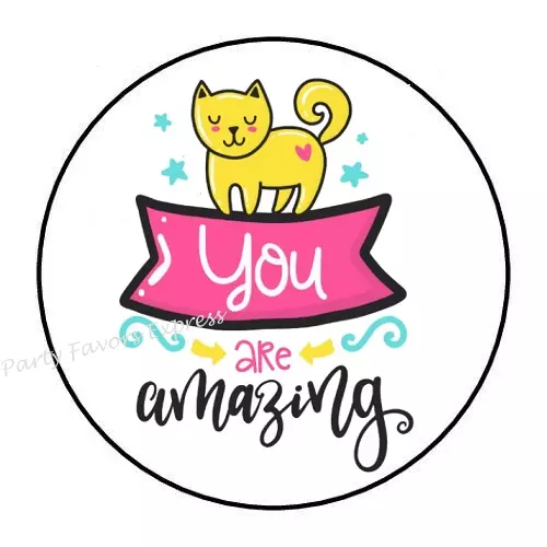 You Are Amazing Sticker Party Favors Sticker Envelope Seals Labels ...