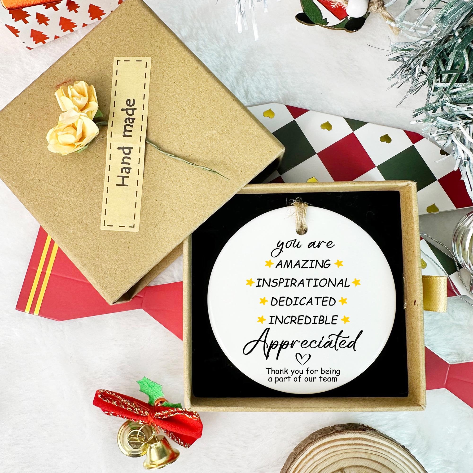 You Are Appreciated, Employee Appreciation Gift, Supports Backside ...